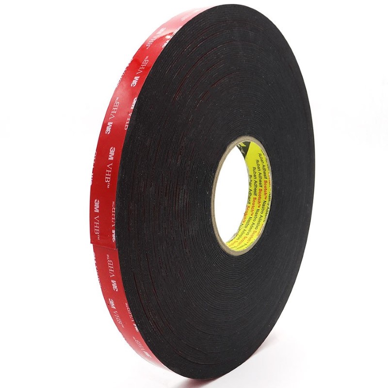 CINTA VHB 5962F NEGRA (1.6MM ESP.) DE 19MM X 33MT | EYESA